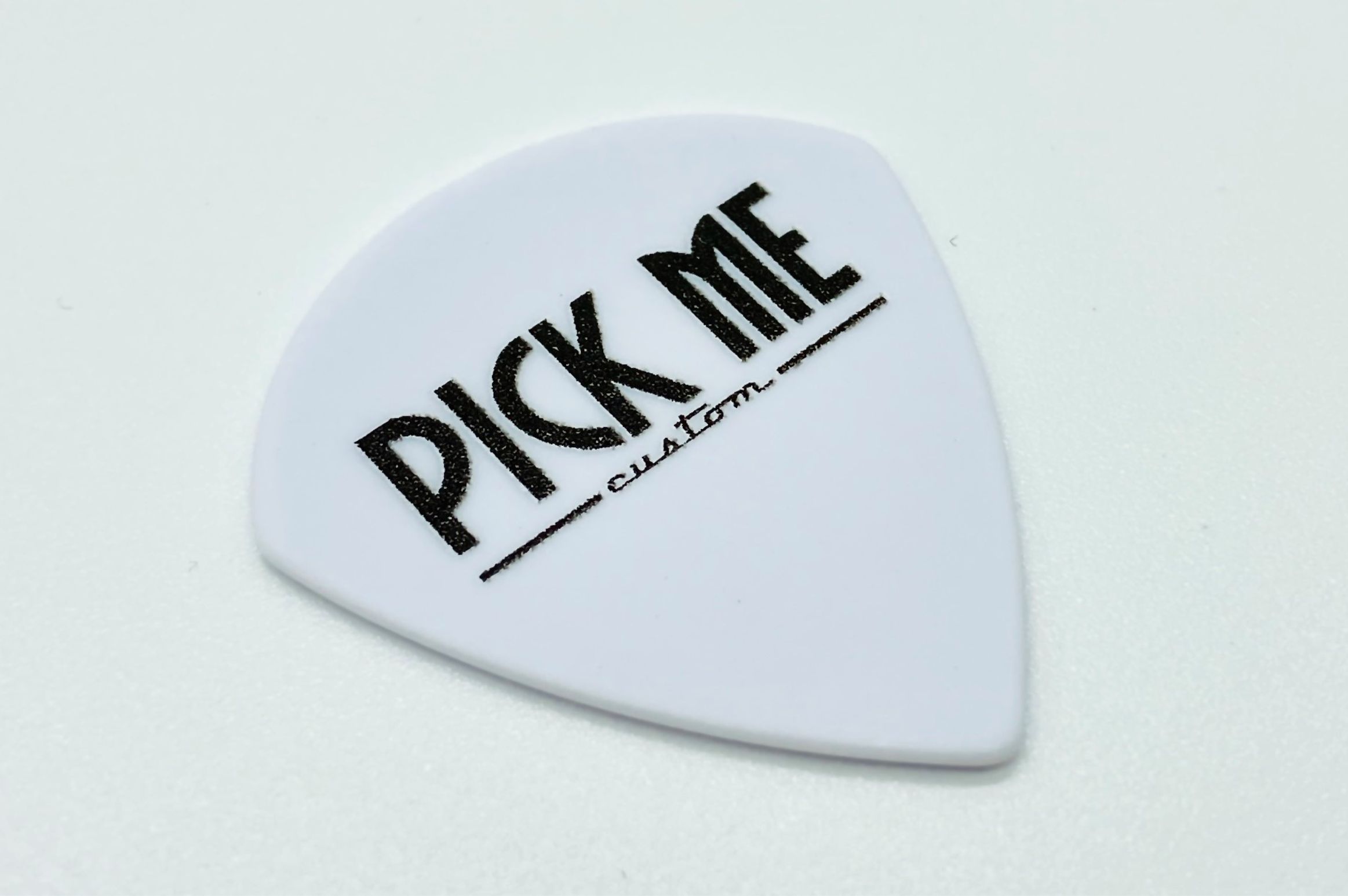 PICK ME - custom - PICK ME Delrin JazzXL White One side